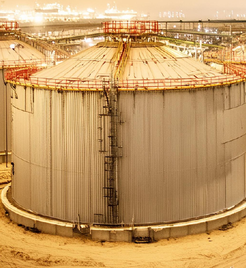 Plant engineering design for diesel storage tank