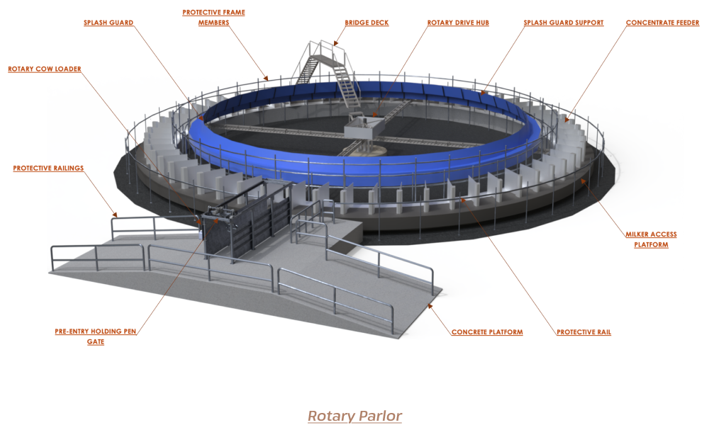 Milking Parlor Structural Design for Large Dairy Operations