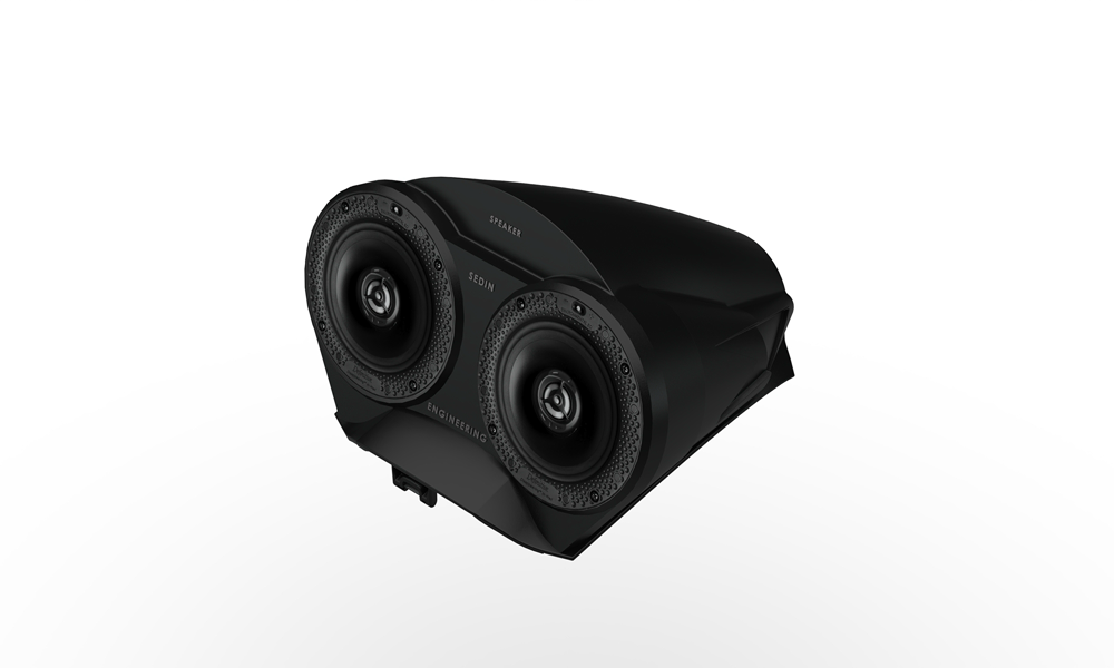 ATV Plastic Component Design | Fender Flare & Audio Mount